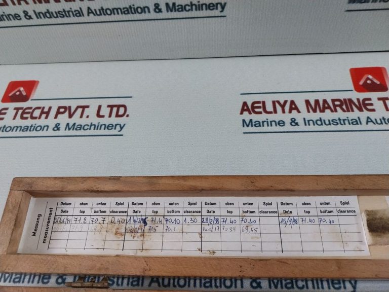 Simplex Compact Blohm+voss Seal Wear Down Gauge - Aeliya Marine