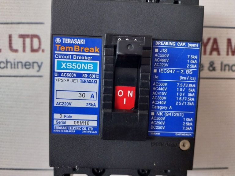 Terasaki Xs50nb Circuit Breaker 220v - Aeliya Marine