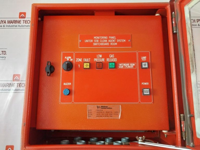 Wilhelmsen Technical Unitor 1230 Clean Agent System - Aeliya Marine