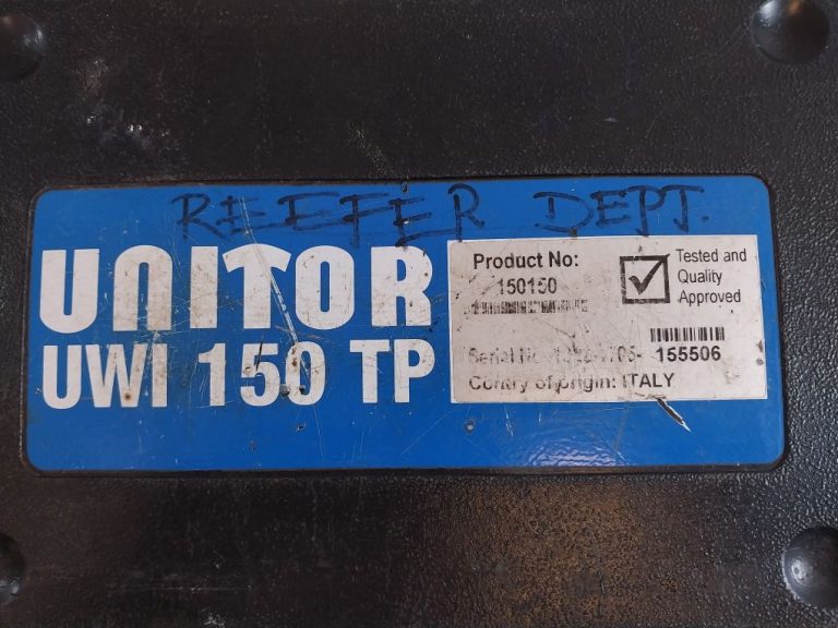Unitor Uwi 150 Tp Welding Inverter Ip 23s - Aeliya Marine