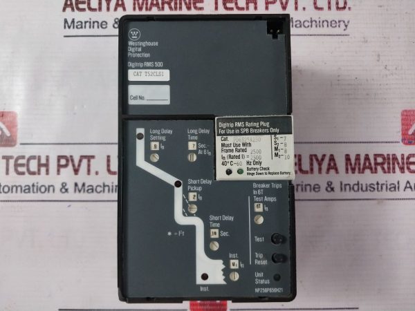 Westinghouse T52clsi Digitrip Rms 500 Digitrip Rms Rating Plug - Aeliya ...
