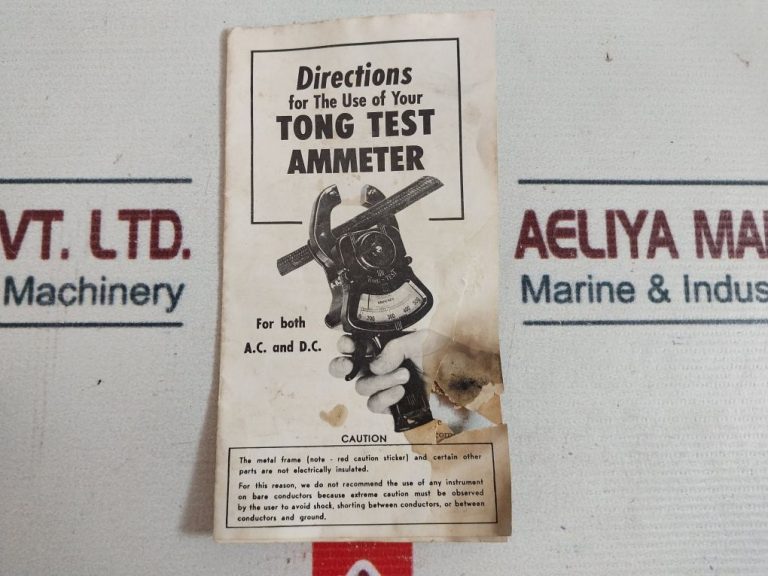 Columbia Electric Tong-test Ammeter - Aeliya Marine