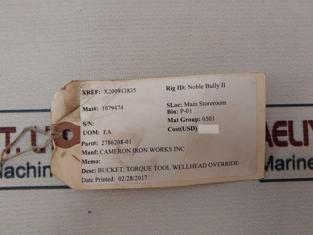 Deepsea Technologies Cameron D00022-03-003 Torque Tool Wellhead ...