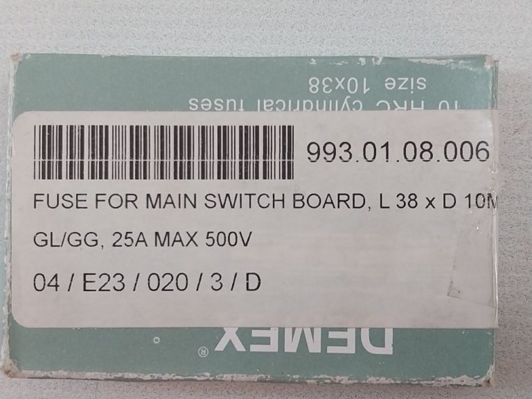 Demex Iec 269-2-1 Cylindrical Fuse 100ka/660v~ - Aeliya Marine