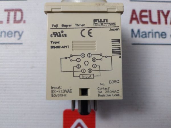 Fuji Electric Ms4sf-ap1t Fuji Super Timer 0-6 Sec - Aeliya Marine