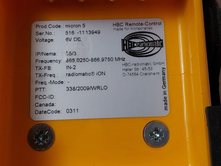 Hbc-radiomatic Micron 5 Remote-control - Aeliya Marine