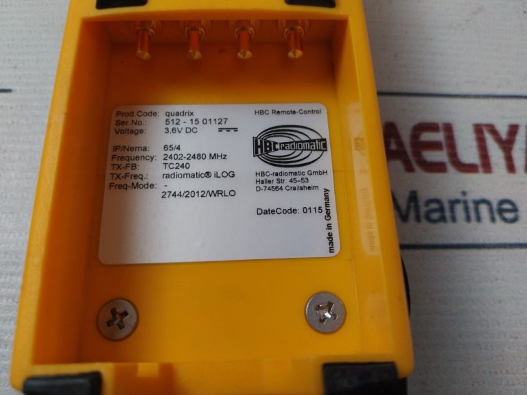Hbc-radiomatic Quadrix Hbc Remote-control - Aeliya Marine