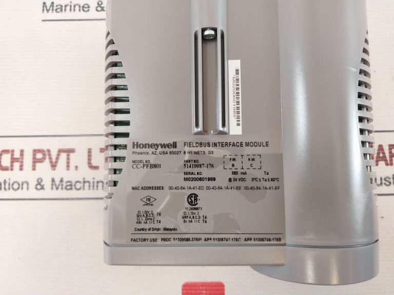 Honeywell Cc-pfb801 Fieldbus Interface Module - Aeliya Marine