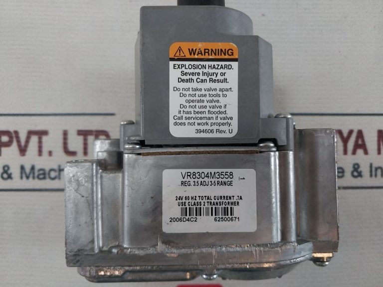 Honeywell Vr8304m3558 Control Gas Valve 394606 Rev. U - Aeliya Marine