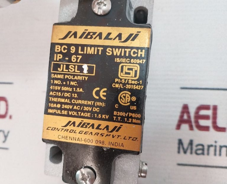 Jaibalaji Bc 9 Limit Switch - Aeliya Marine