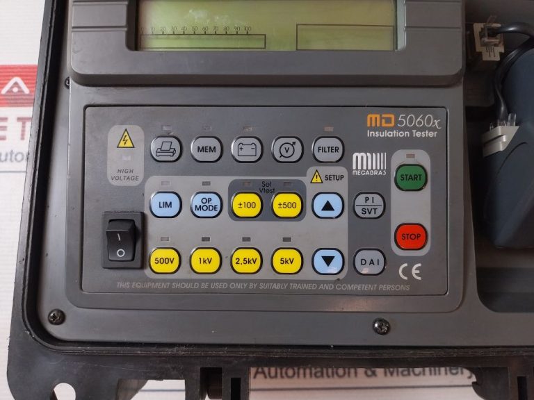 Megabras Md 5060x Digital Megohmmeter/insulation Tester(Without Battery ...