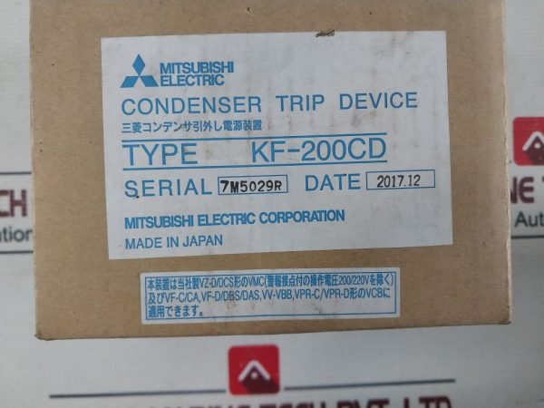 Mitsubishi Electric Kf-200cd Condenser Trip Device - Aeliya Marine