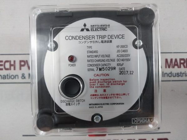 Mitsubishi Electric Kf-200cd Condenser Trip Device - Aeliya Marine