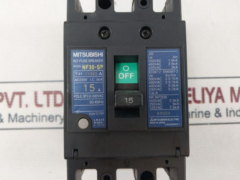 Mitsubishi Electric Nf30-sp No-fuse Breaker 220v - Aeliya Marine
