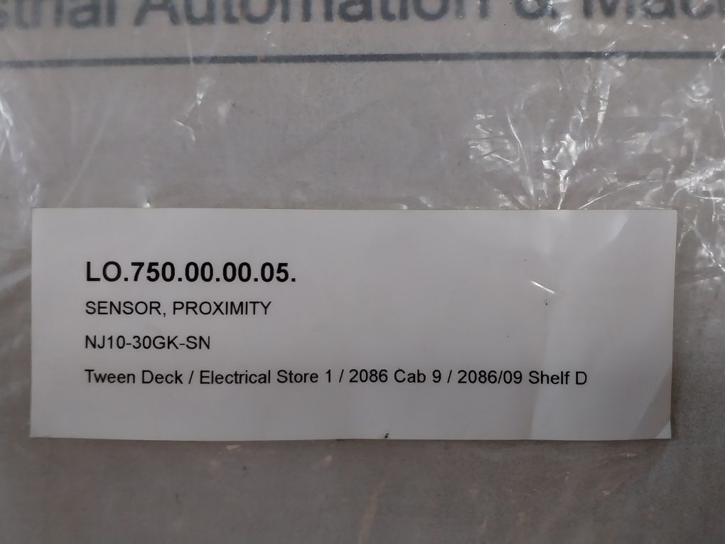 Pepperl Fuchs Nj10 30gk Sn Proximity Sensor Aeliya Marine