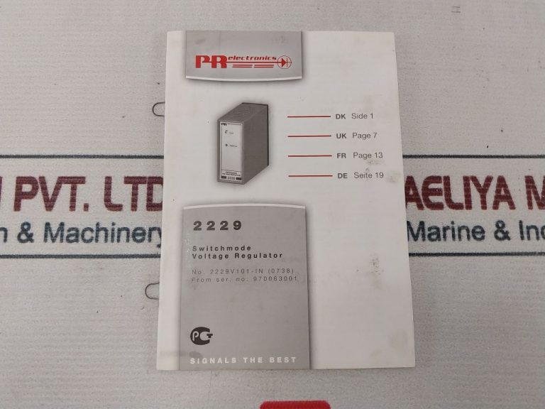 Pr Electronics 2229a1 Switchmode Voltage Regulator 24v - Aeliya Marine