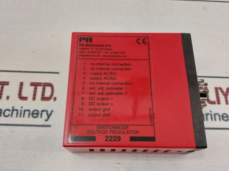 Pr Electronics 2229a1 Switchmode Voltage Regulator 24v - Aeliya Marine