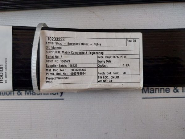 Roblon Flex Strap 60 X 8465 Kevlar Buoyancy Matrix Strap - Aeliya Marine