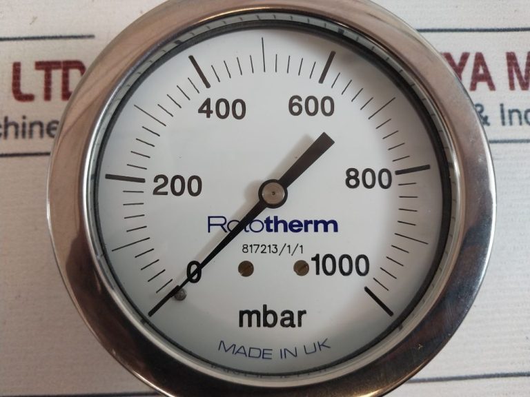 Rototherm 817213/1/1 Pressure Gauge 0-1000 Mbar - Aeliya Marine