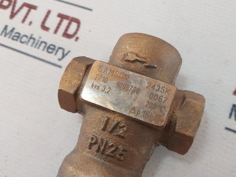 Samson 2435 K Steam Regulation Valve 16 Bar - Aeliya Marine