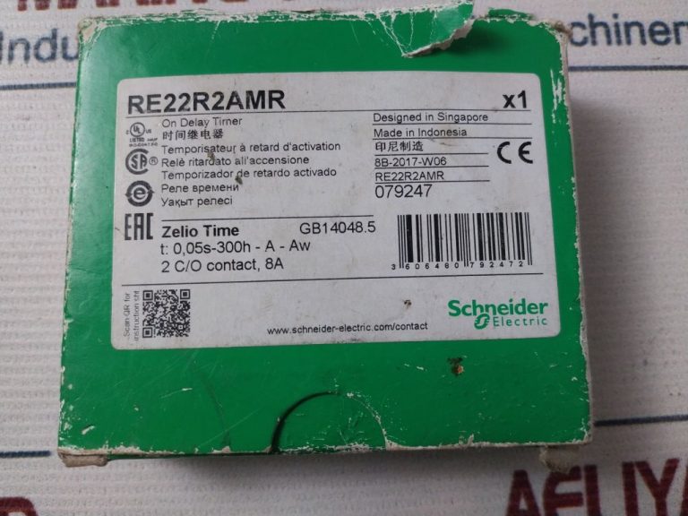 Schneider Telemecanique Re22r2amr On Delay Timer - Aeliya Marine