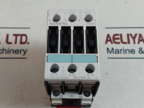 Siemens Sirius 3rt1026-1ag20 Contactor Ip20 - Aeliya Marine