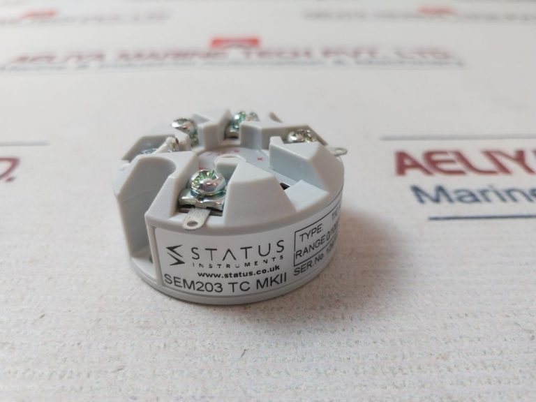 Status Instruments Sem203 Tc Mkii Temperature Transmitter - Aeliya Marine