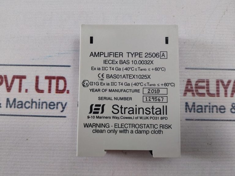 Strainstall 2506/a Amplifier - Aeliya Marine