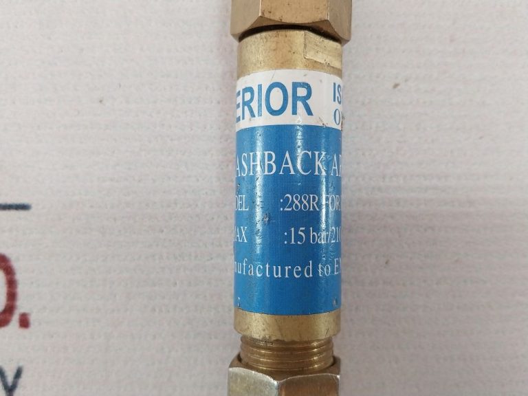 Superior 288r Flashback Arrestor For Regulator - Aeliya Marine