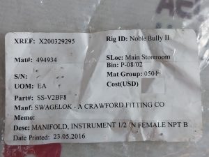 Swagelok Ss-v2bf8 Manifolds Valve Manifolds - Aeliya Marine