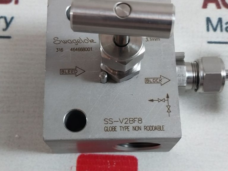 Swagelok Ss-v2bf8 Manifolds Valve Manifolds - Aeliya Marine