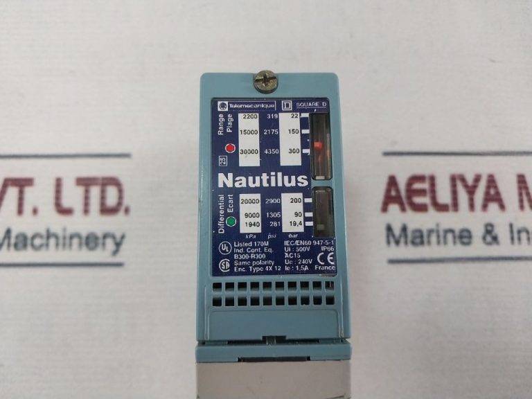 Telemecanique Square D Xml B300d2s11 Pressure Switch - Aeliya Marine