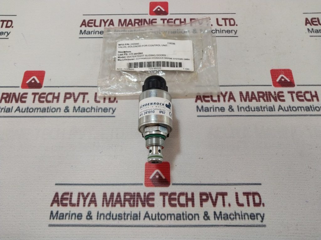 Schoenrock Hydac 3000249 Solenoid Valve 24 V - Aeliya Marine