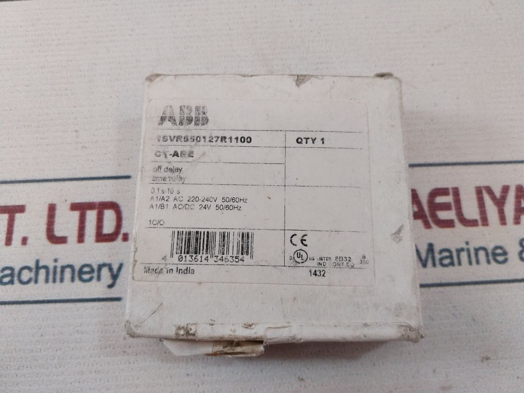 Abb Ct-are Off Delay Time Relay 0,1s – 10s - Aeliya Marine