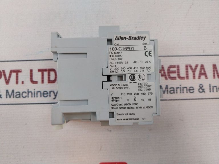 Allen-bradley 100-c16*01 Contactor - Aeliya Marine