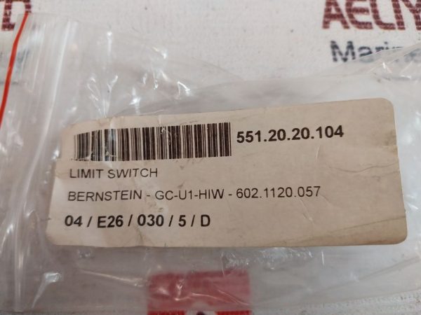 Bernstein Gc-u1z Hiw Limit Switch Ip65 - Aeliya Marine