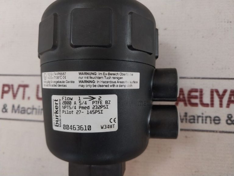 Burkert 2000 A 5/4 Ptfe Bz 2/2-way Angle Seat Valve - Aeliya Marine