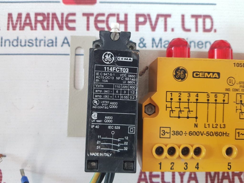 Cema General Electric 105dtl500 Signaling Device With Limit Switch 10a ...