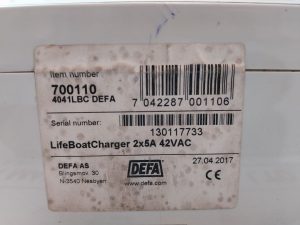 Defa 4041lbc Lifeboat Charger Ip66 - Aeliya Marine