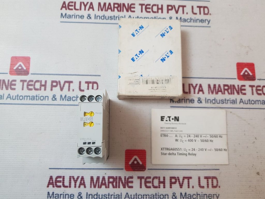 Eaton Etr4-11-a Star-delta Timing Relay - Aeliya Marine