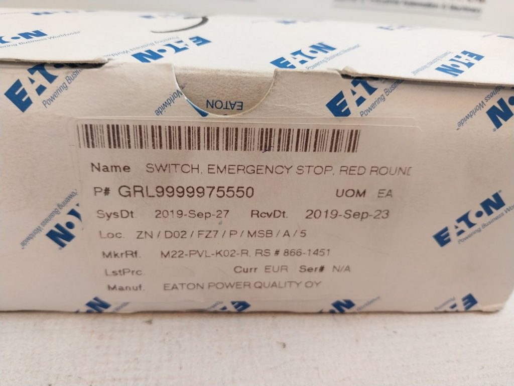 Eaton M22-pvl Emergency Stop Switch - Aeliya Marine