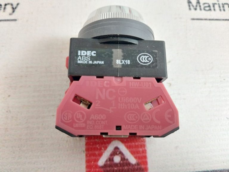 Idec Abs 8lx18 Push Button With Contact Block Hw-u10 - Aeliya Marine