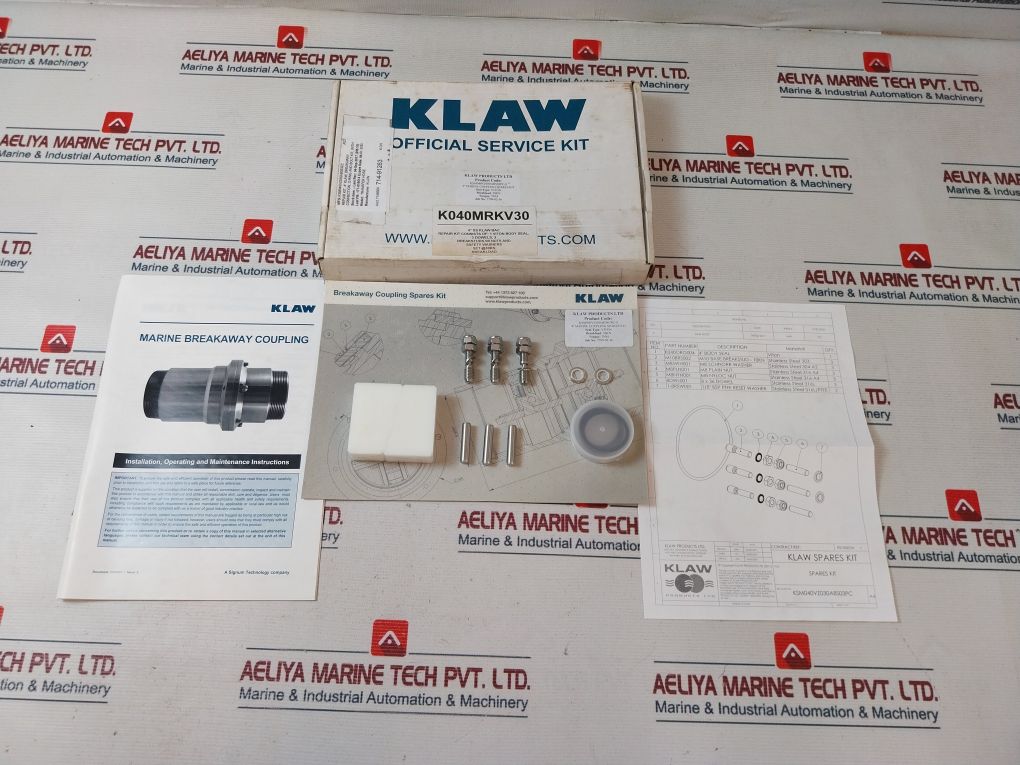 Klaw Ksm040vz030abs03pc-s Breakaway Coupling Spares Kit - Aeliya Marine