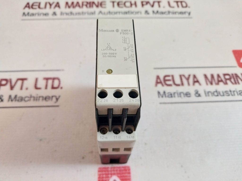 Moeller Emr4-f500-2 Phase Sequence Monitoring Relay - Aeliya Marine