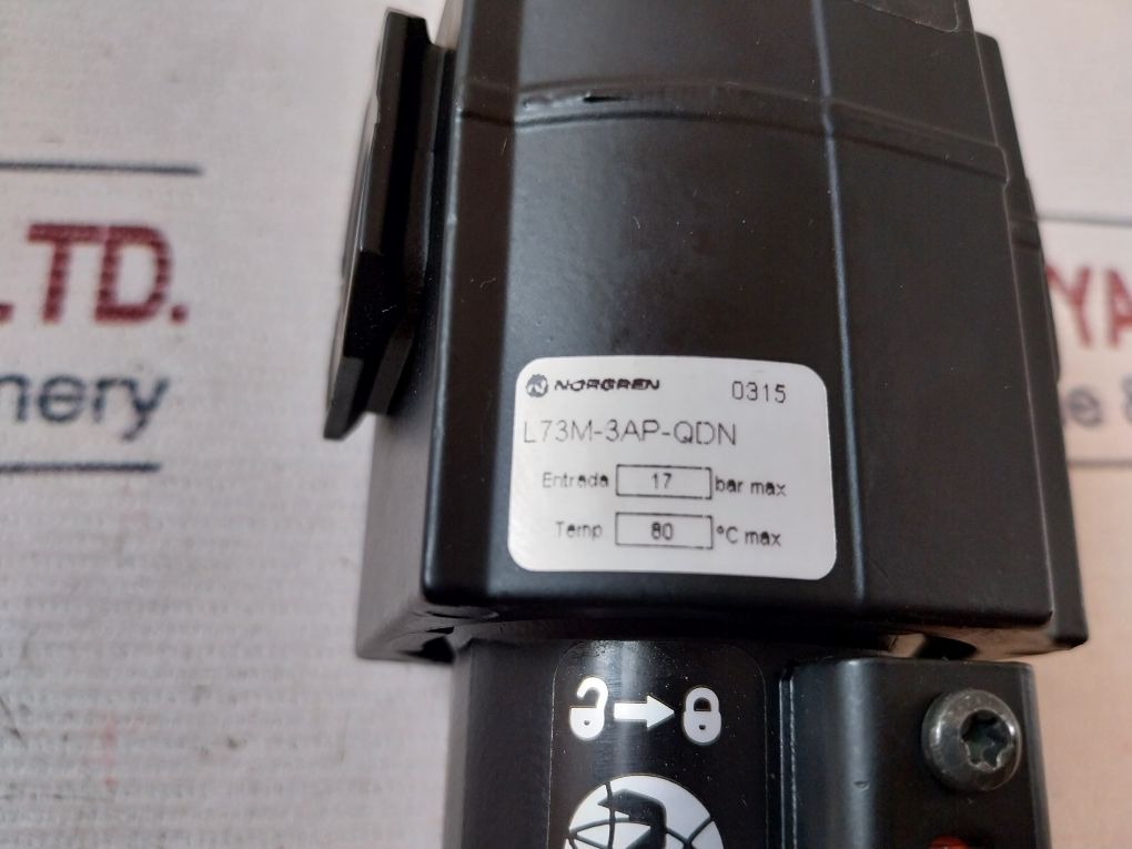 Norgren L73m-3ap-qdn Pneumatic Lubrificator - Aeliya Marine