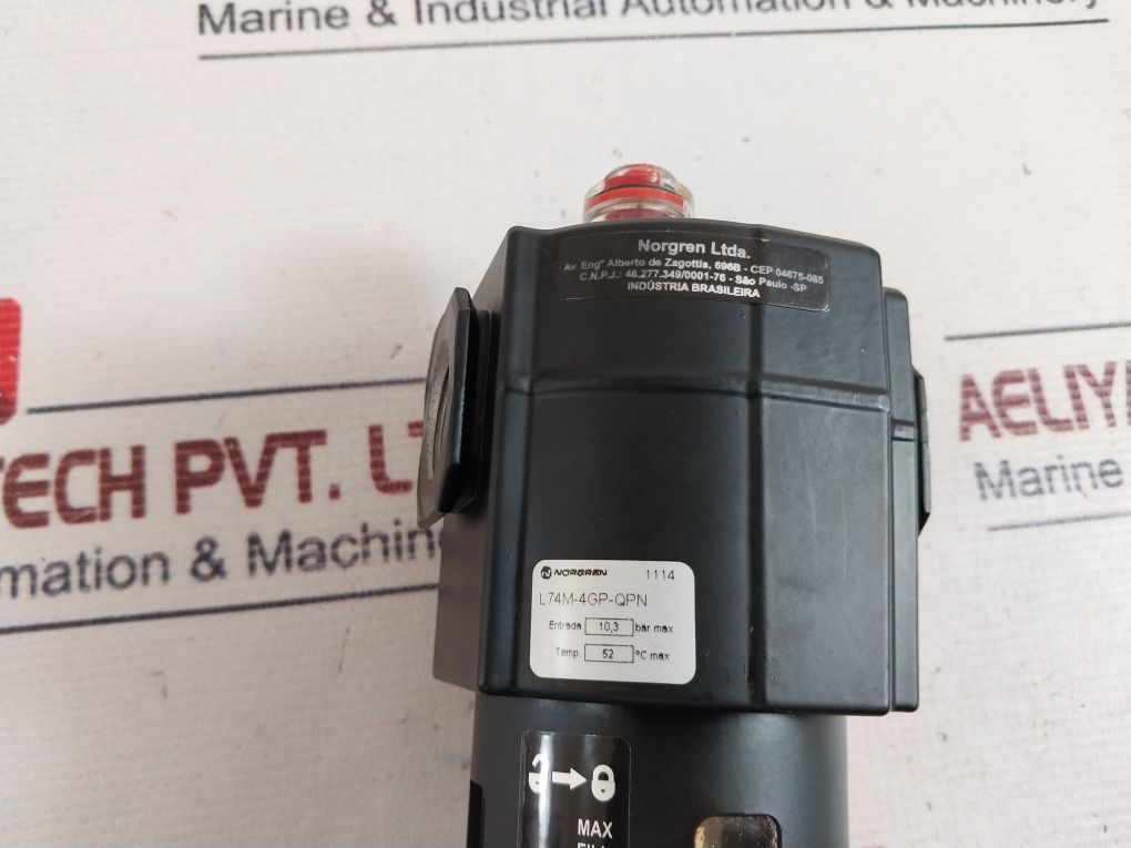 Norgren L74m-4gp-qpn Air Lubricator 125°f/50°c - Aeliya Marine