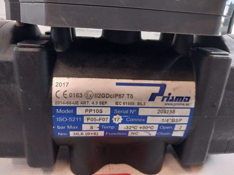 Prisma Topworx Pp10s Pneumatic Actuator - Aeliya Marine