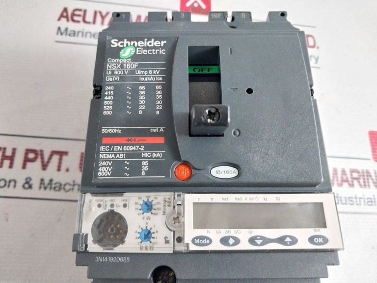 Schneider Electric Compact Nsx160f Circuit Breaker 800v - Aeliya Marine