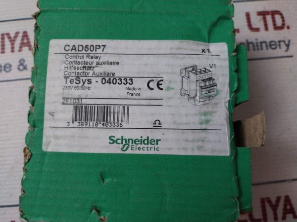 Schneider Electric Telemecanique Cad50p7 Control Relay 690v - Aeliya Marine
