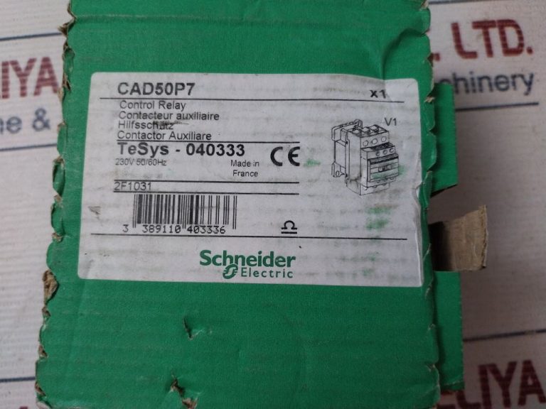 Schneider Electric Telemecanique Cad50p7 Control Relay 690v - Aeliya Marine